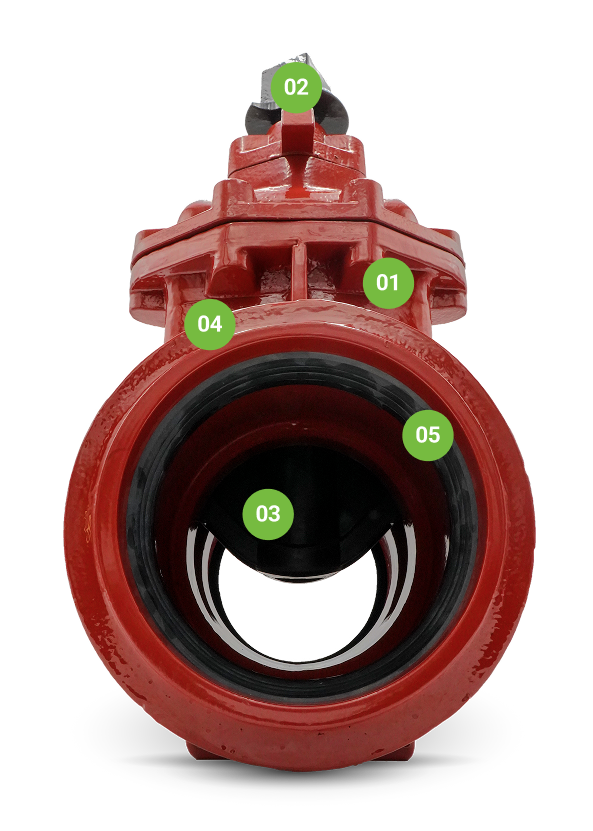 AWWA C509 & C515 Gate Valves for Waterworks and Irrigation Applications